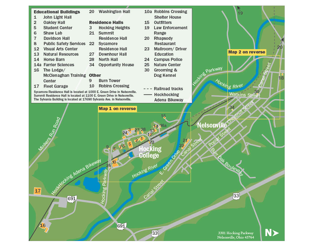 Hocking College Maps